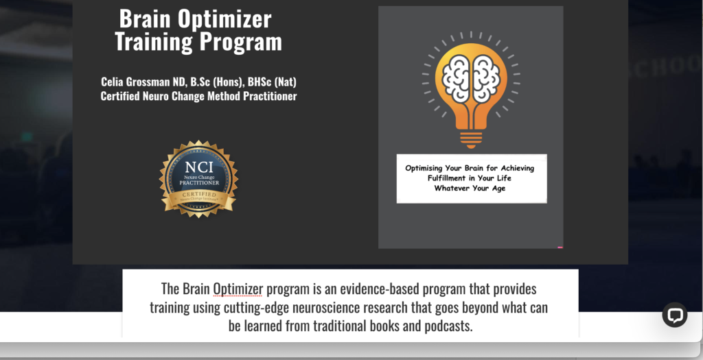 Celia Grossman - https://naturopathsolutions.com.au/brain-optimizer ...